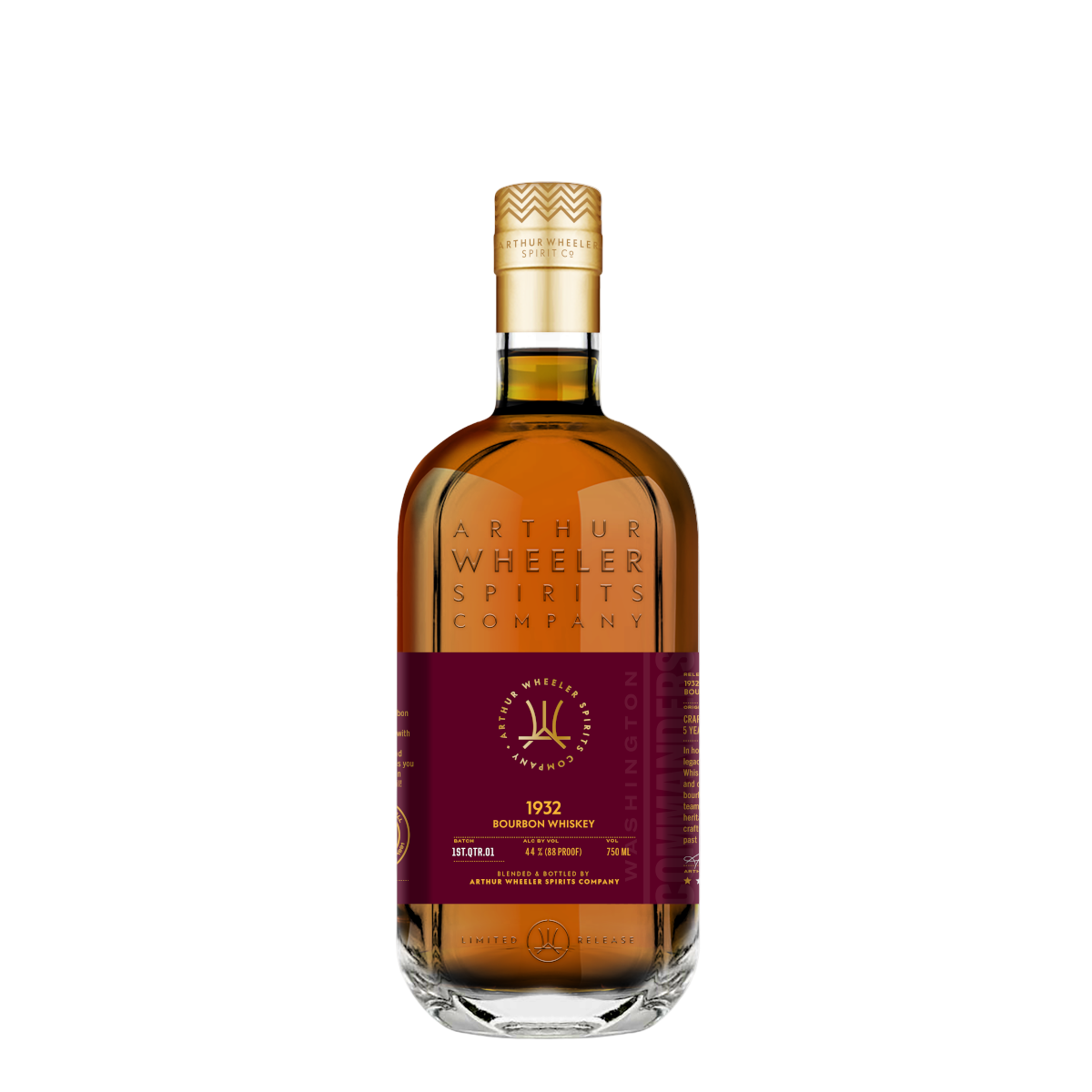 Arthur Wheeler Washington Commanders Official 1932 Bourbon – Taste ...